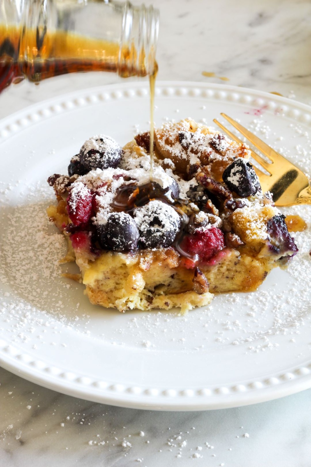 Mixed Berry French Toast Bake - Pallet and Pantry