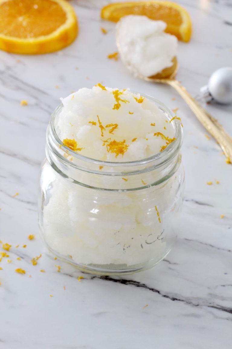 DIY Orange-Ginger Body Scrub - Pallet and Pantry